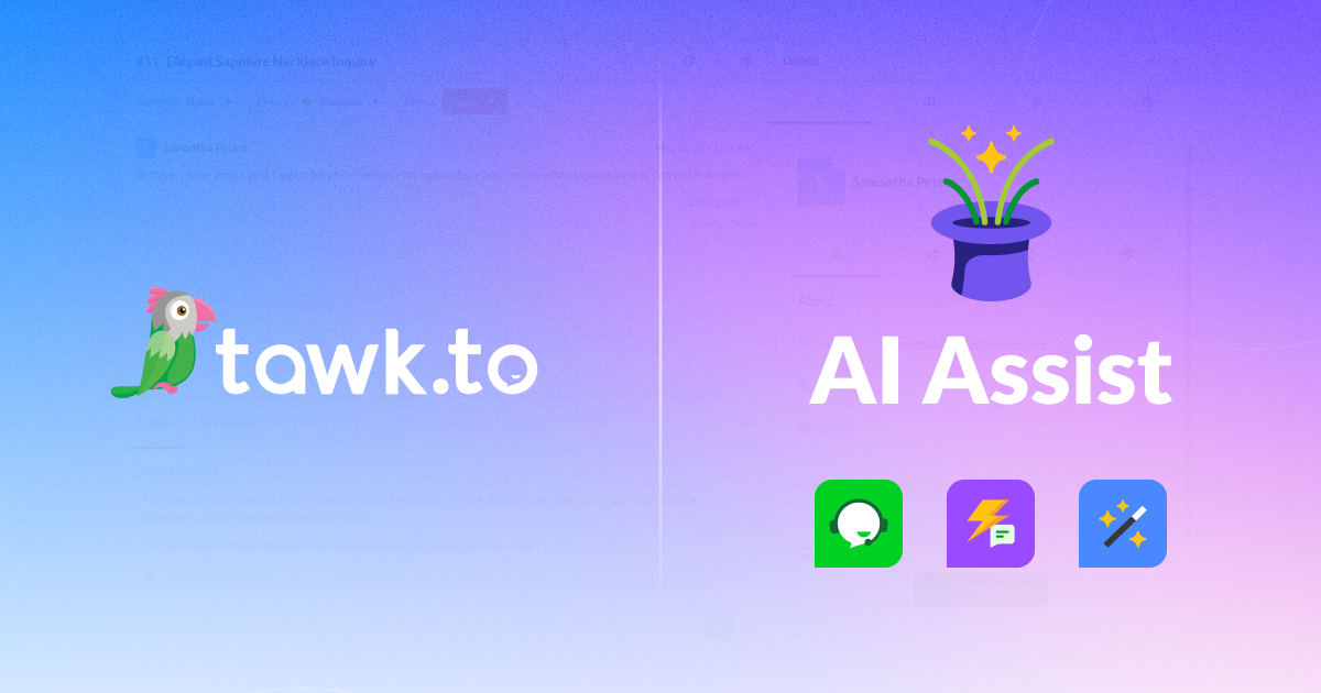ChatGPT for your website! Automate your customer service with AI Assist by tawk.to – tawk.to